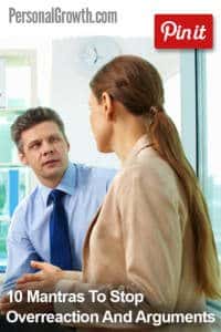 10 Mantras To Stop Overreaction And Arguments | Personal Growth